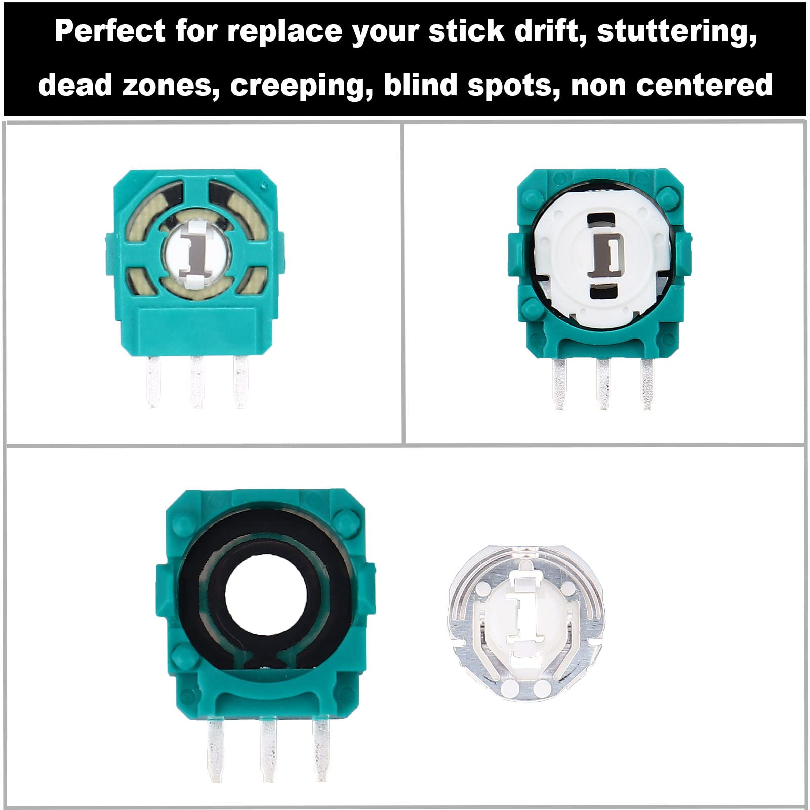 Snapklik.com : IKPEK 20pcs 2K3 Ohm Potentiometer Replacement For PS5 ...