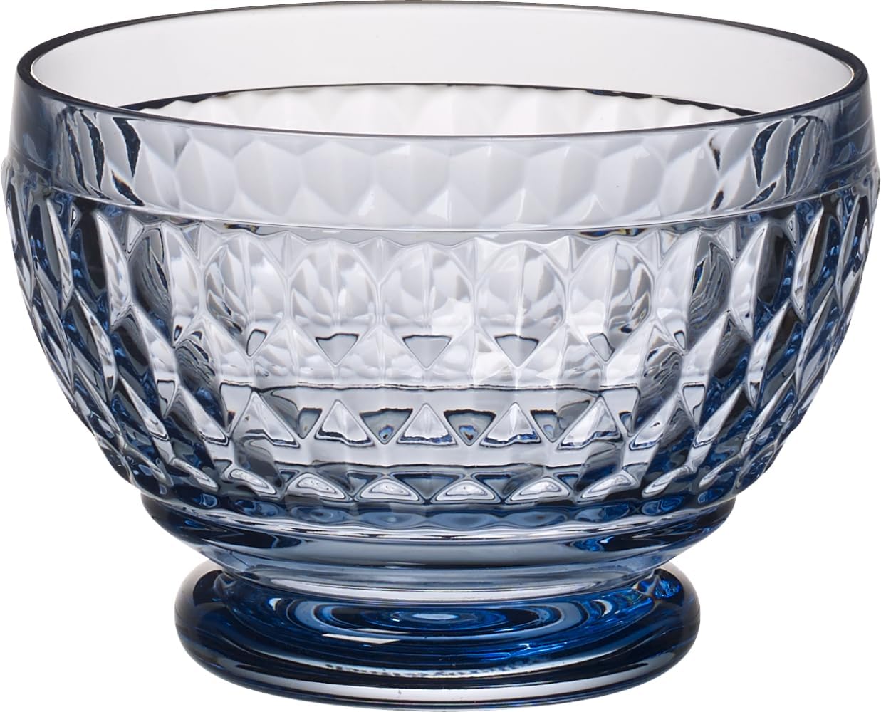 Amazon.com | Villeroy & Boch Boston Glass Bowl Set of 4, Blue: Serving ...