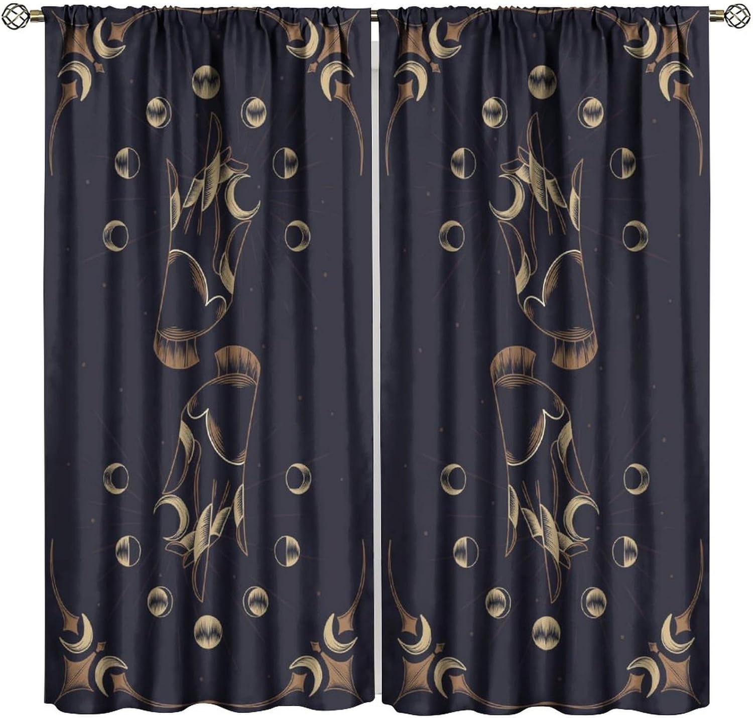 Amazon.com: Gothic Witchy Curtain Bohemian Mystical Magic Witch ...