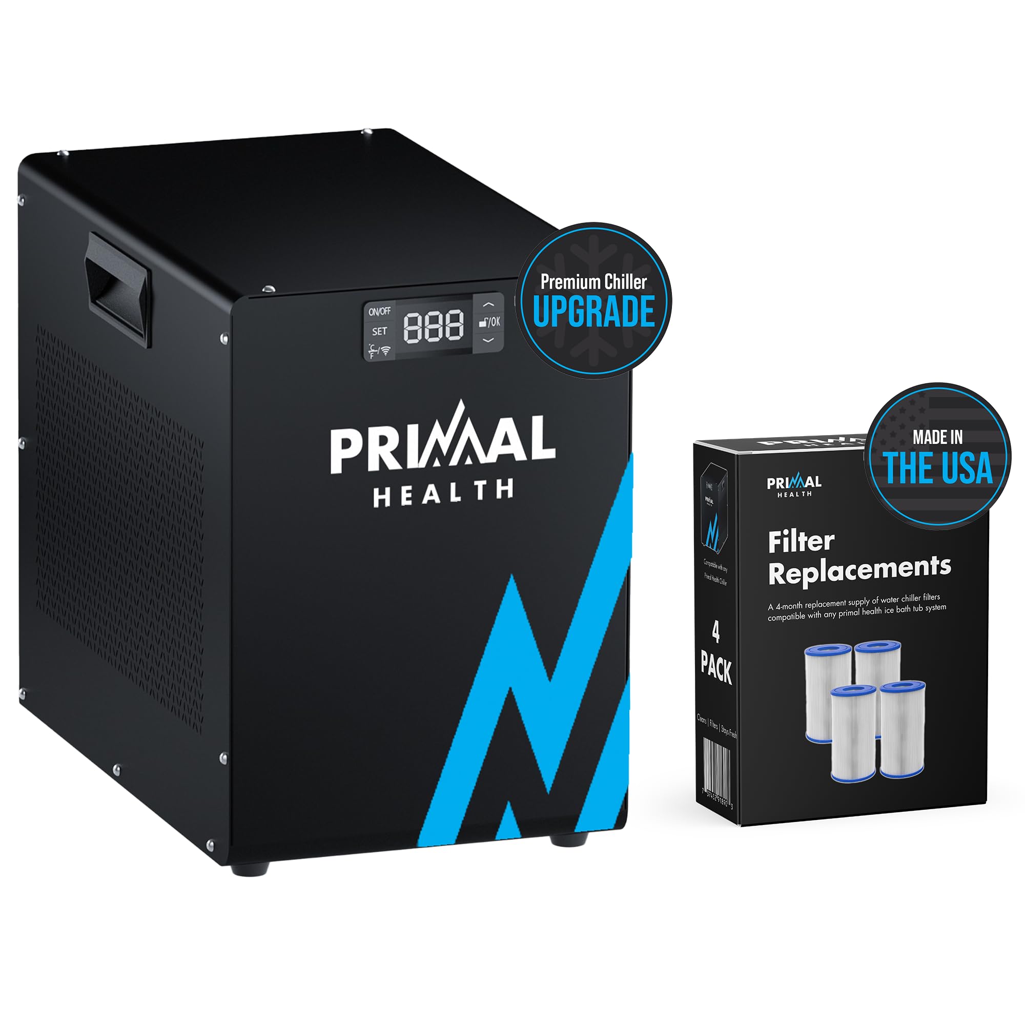 Amazon.com: Primal Health Water Chiller for Ice Bath & Cold Plunge Tubs ...