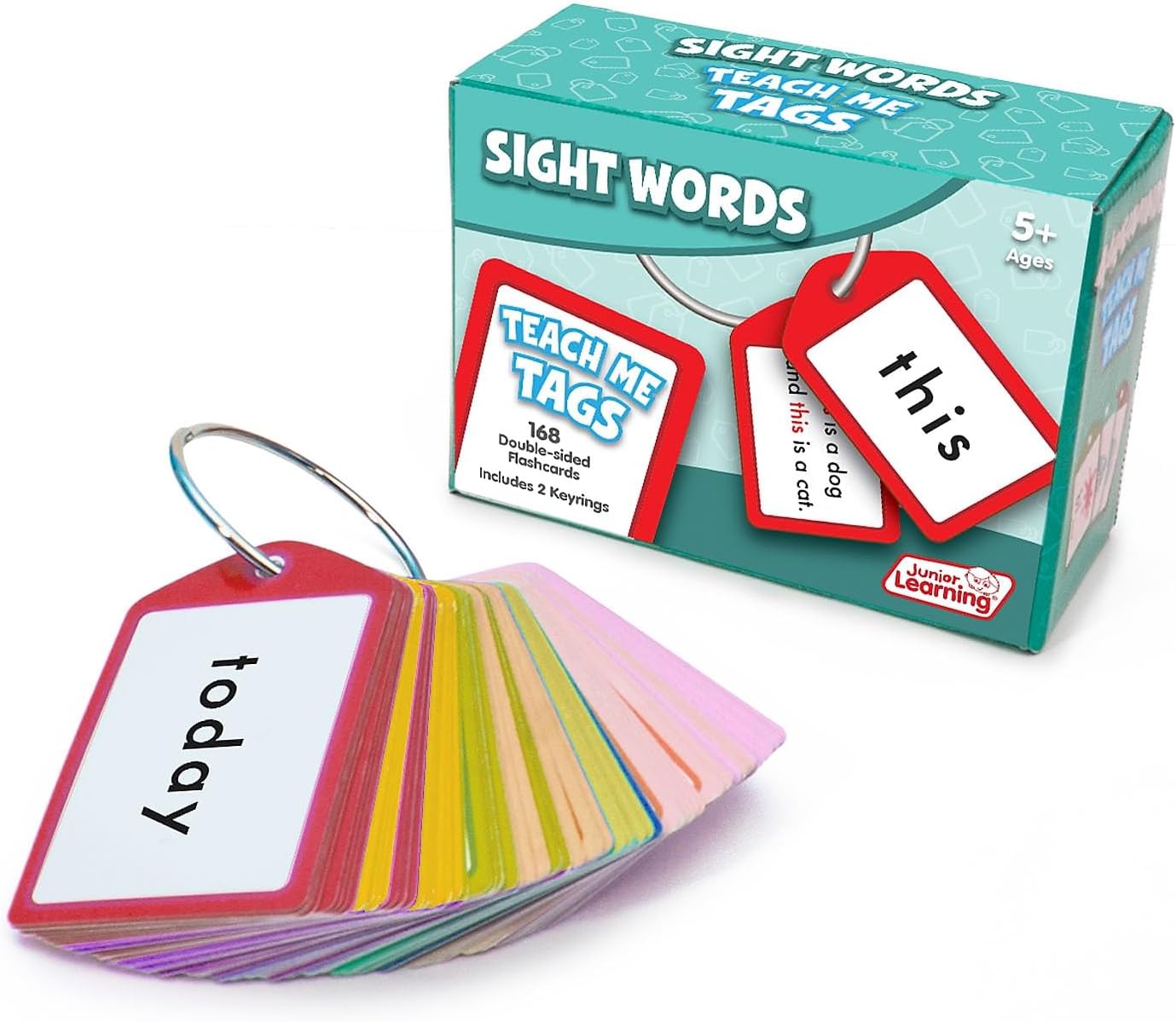 Amazon.com: Junior Learning Teach Me Tags, Sight Words : Toys & Games