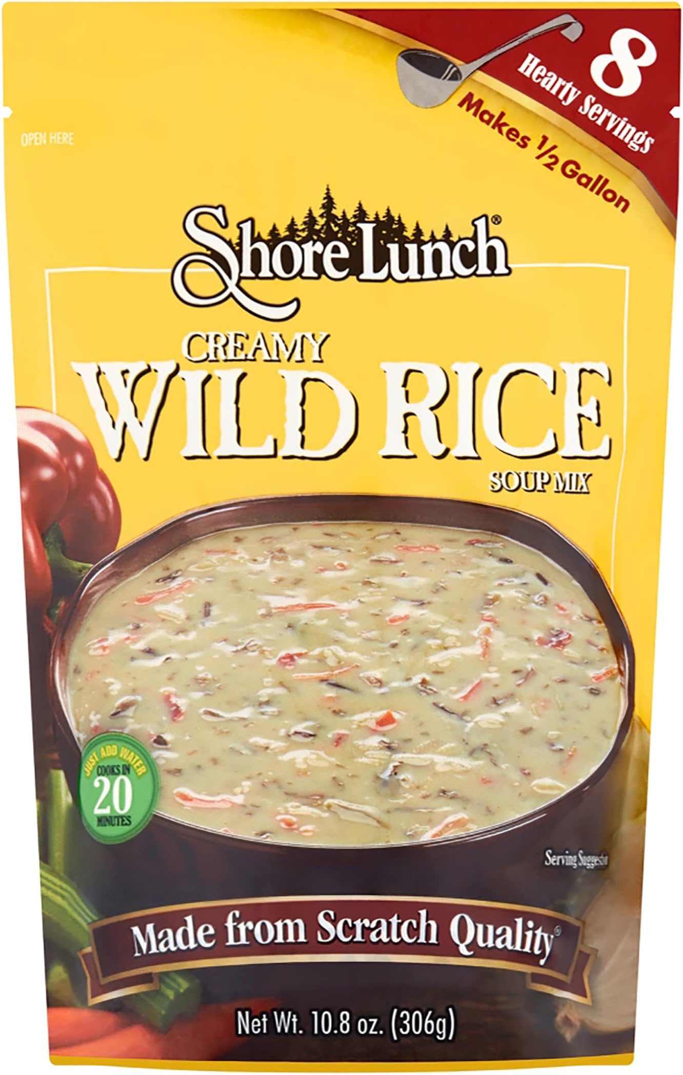 Amazon.com : Shore Lunch Soup Mix 3 Pack Bundle - Wild Rice, Minestrone ...