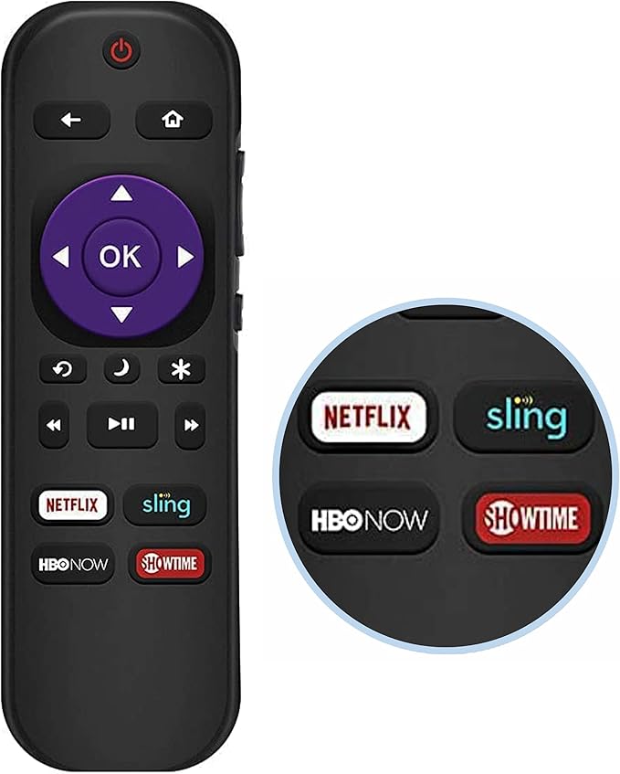 Amazon.com: Universal Remote Control for All Hitachi Roku TVs : Electronics