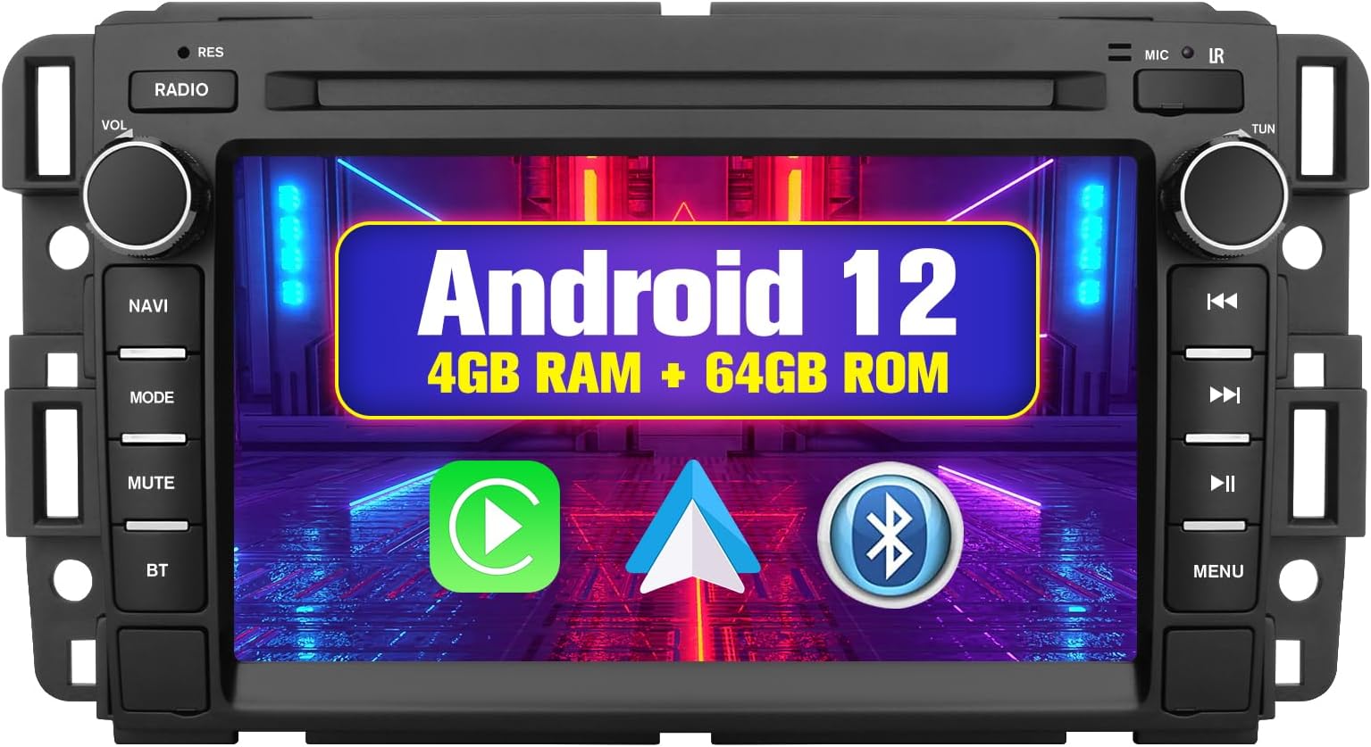 Amazon.com: Car Radio Stereo Android 12 for Chevrolet Chevy Silverado ...