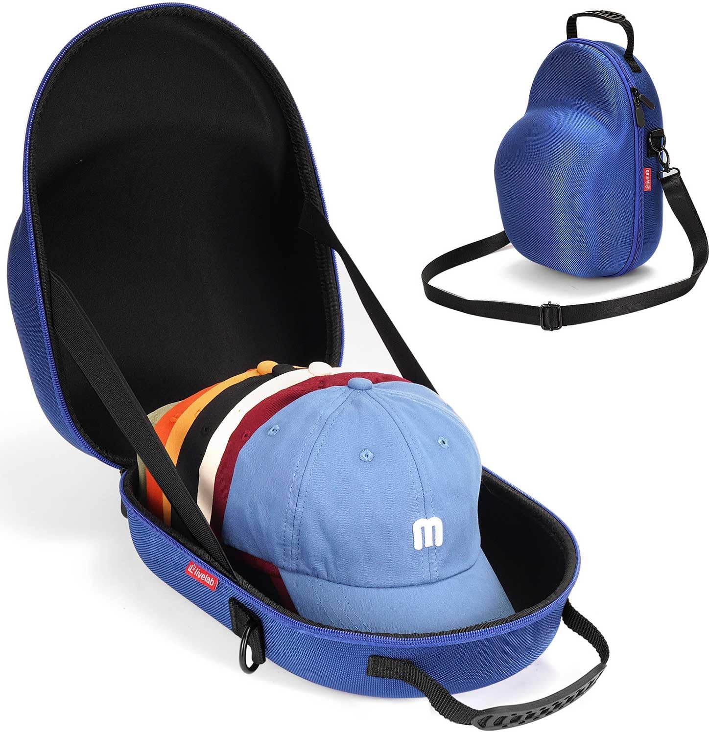 Amazon.com - Livelab Hat Case, Hard Hat Case for Baseball Caps, Hat ...