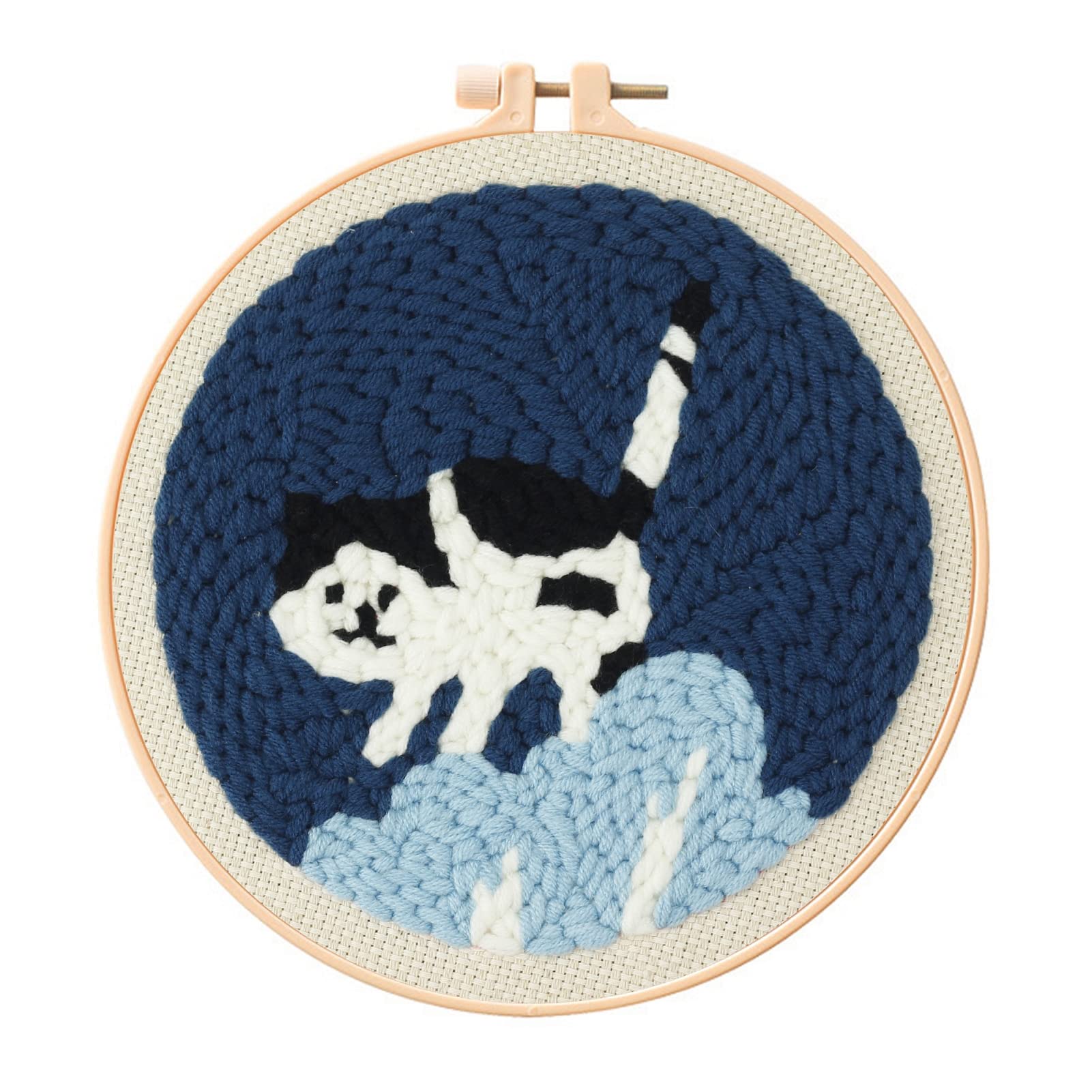 Amazon.com: Feltsky Cat Punch Needle Kit for Beginners, Including 8 ...