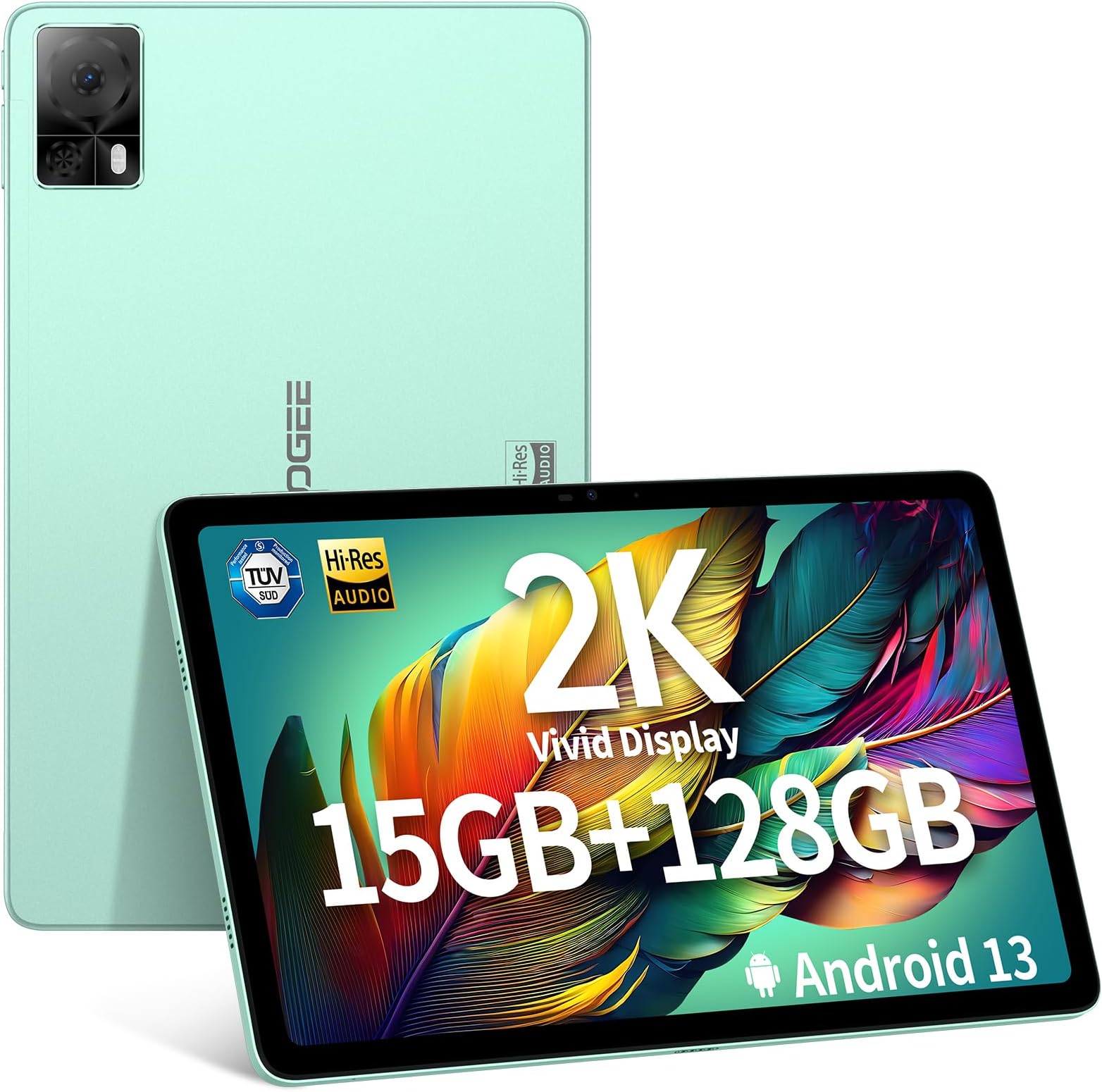 Amazon.com : DOOGEE T20S Tablet,2K Vivid 10.4'' Android 13 Tablets,15GB ...