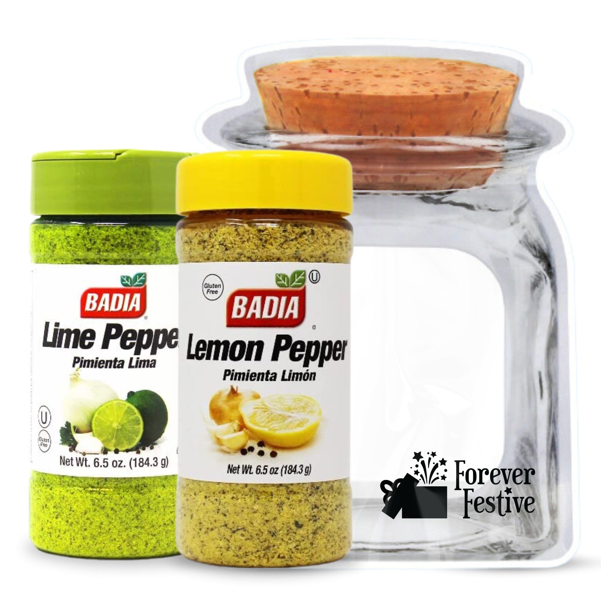 Amazon.com : Lemon & Lime Pepper Seasoning Duo - 6.5 Oz of Badia Lime ...