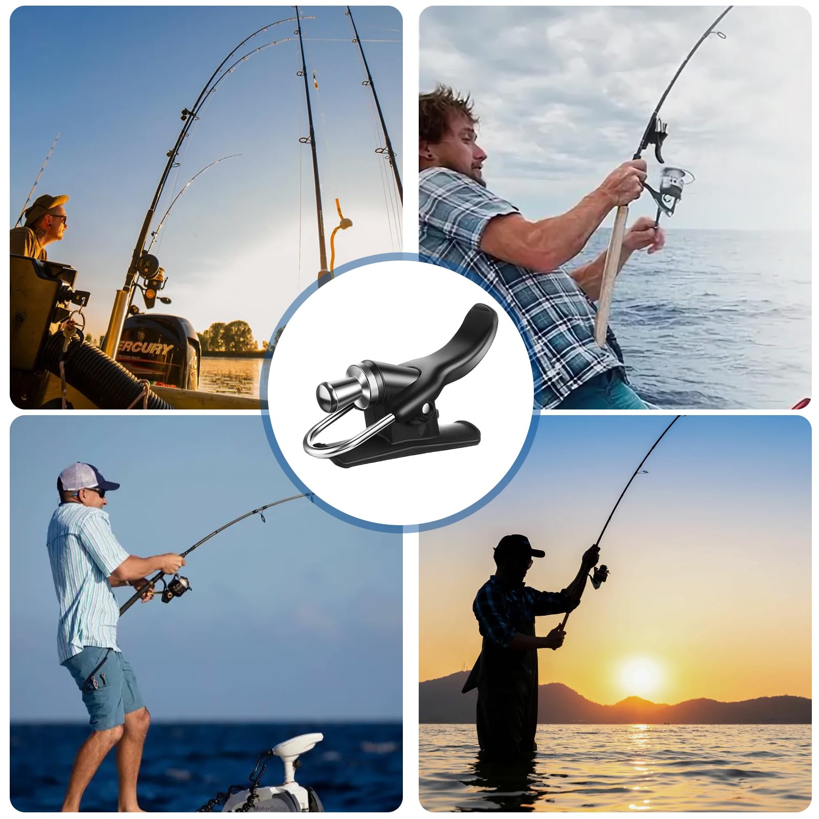 Snapklik.com : Cast Cannon Surf Fishing Trigger, 4 Pcs Aid Sea Fishing ...