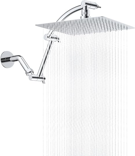 Hibbent All Metal Cupc Certified Rain Shower Head 10 High Pressure
