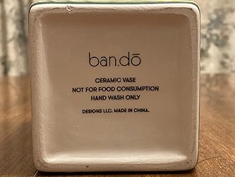 Amazon.com: ban.do Decorative Ceramic Vase, Tall Vase for Centerpiece ...