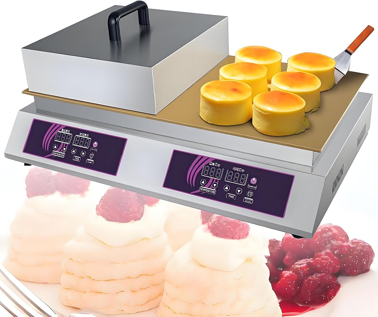 60-240℃ Temp Control Electric Muffin Maker,Dorayaki Making Machine ...