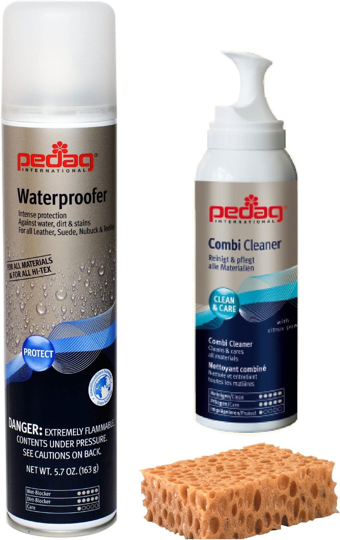 Amazon.com: pedag Leather/Suede/Nubuck/Textile Cleaner and Conditioner ...