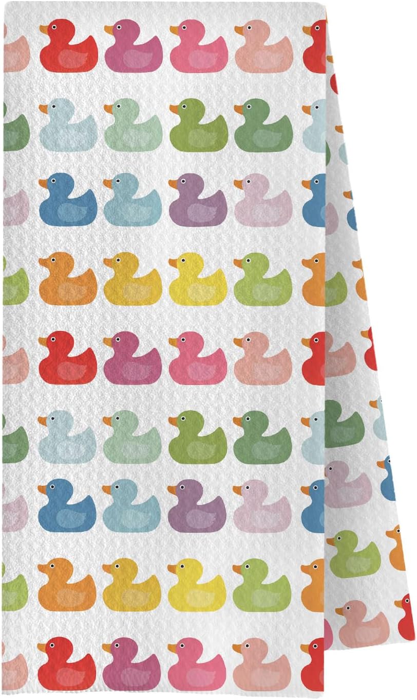 Amazon.com: GCFET Colorful Duck Hand Towels - Kids Hand Towels for ...
