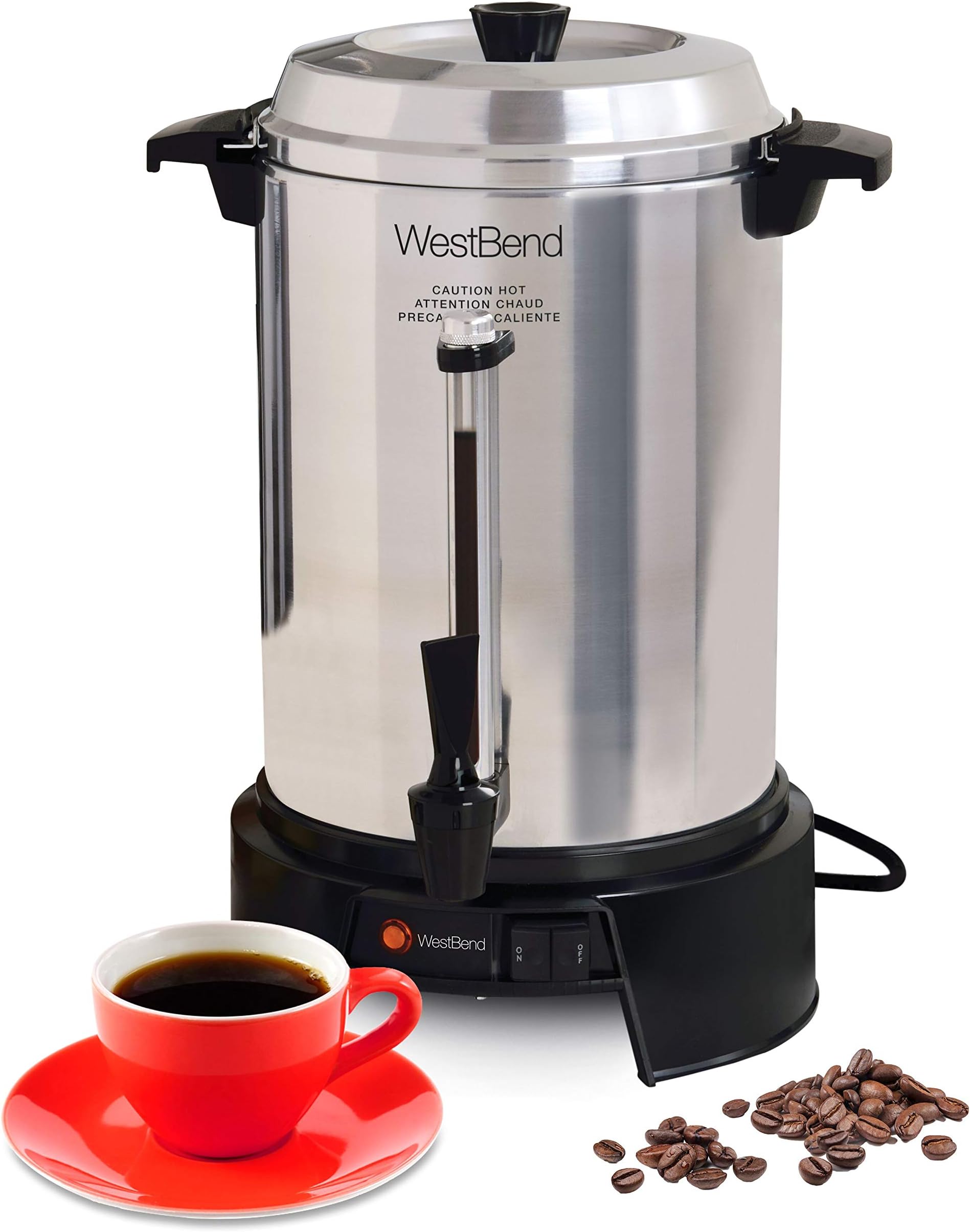 Amazon.com | Baderke 2 Pack Commercial Coffee Urns 100 Cup Coffee Maker ...
