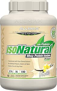 ALLMAX Nutrition - Isonatural - 73 Ser - 5lb (2.27kg) - Suero de ...