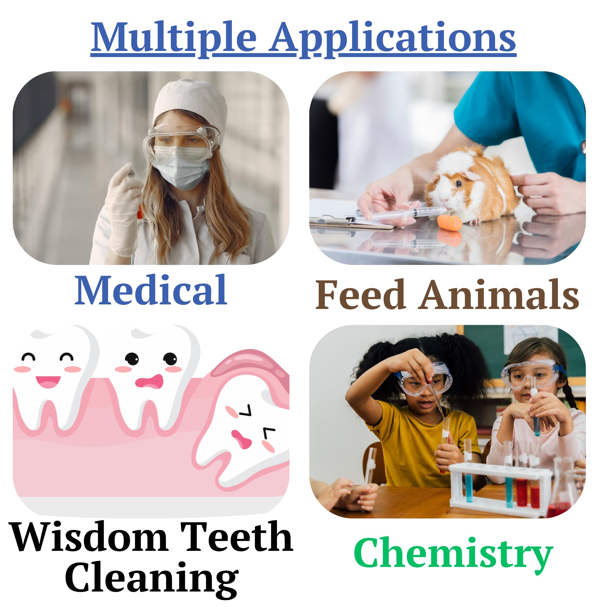Snapklik.com : Curved Tip 12cc Irrigation Syringes, Oral Syringe Dental ...