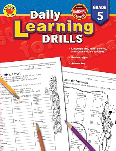 Daily Learning Drills Grade 5: Douglas, Vincent, Brighter Child ...