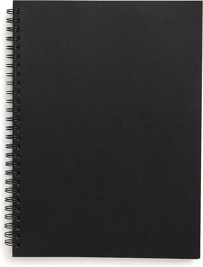 Amazon.com : TRU RED Staples Medium Soft Cover Meeting Notebook, Black ...