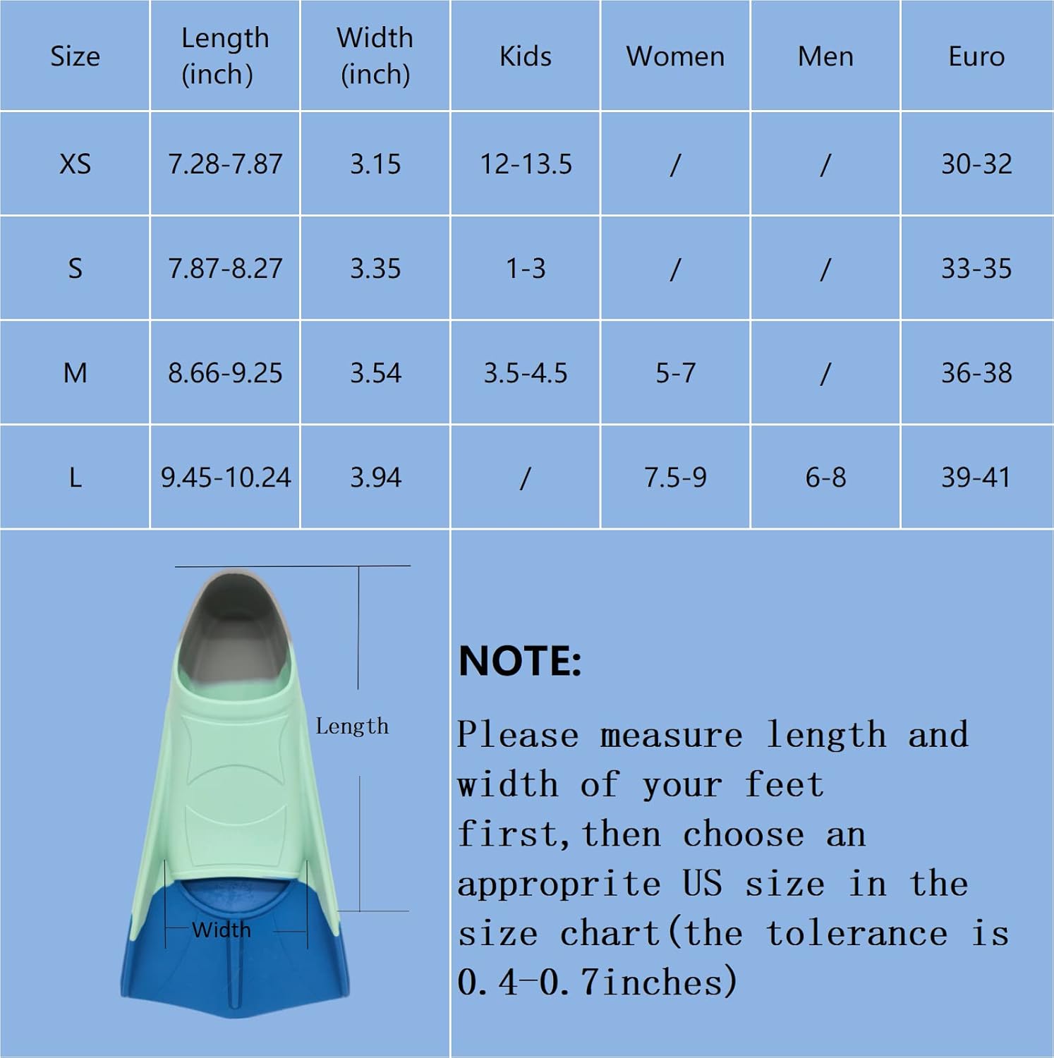 Buy Swimming Training Fins,Kids Swim Fins,Flippers for Swimming and ...