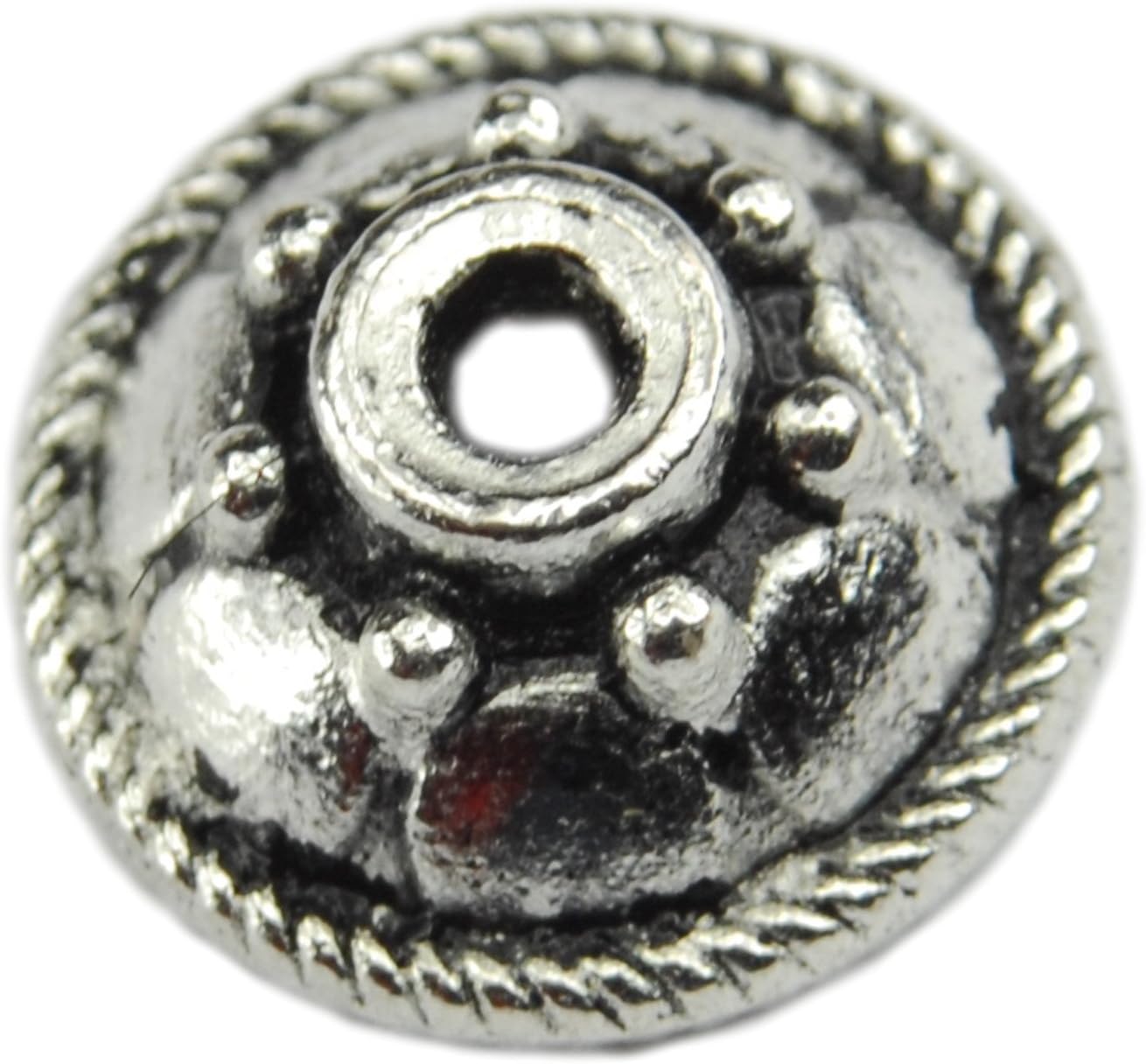 Amazon.com: Bali Style Pewter 10mm Bead Caps (6) : Arts, Crafts & Sewing