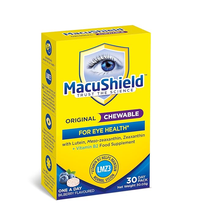 Buy Macushield Original Chewable, 30 Tablets, 30 g Online at desertcart ...