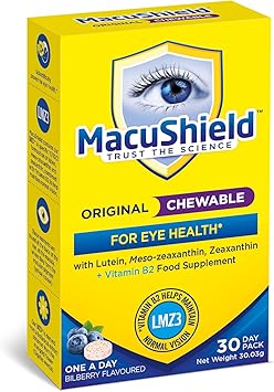 Macushield Original Chewable, 30 Tablets, 30 g : Amazon.co.uk: Health ...