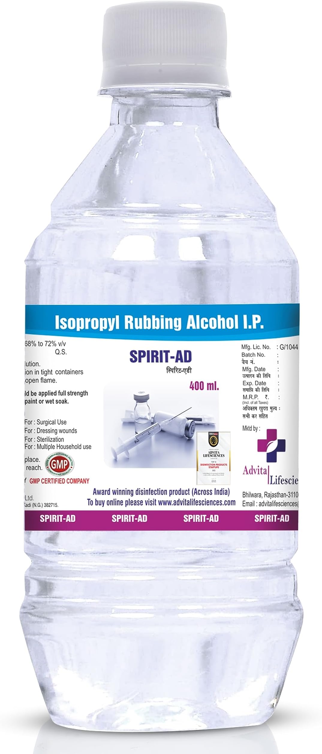 REDCOP IPA Isopropyl alcohol 99.9% Spray | (CH3)2-CH-OH CAS: 67-63-0 ...