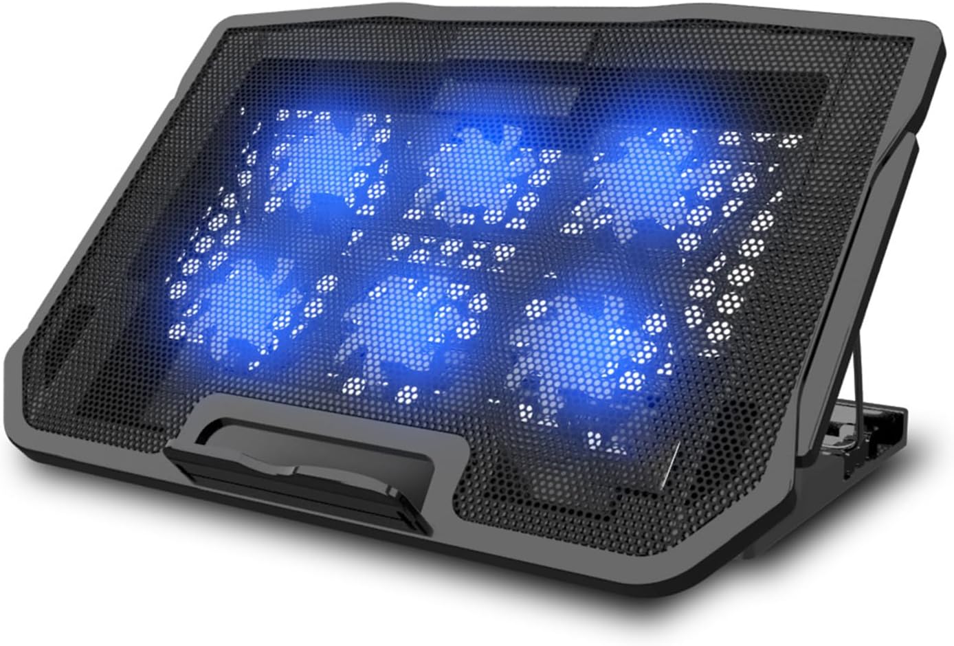 Amazon.com: Adjustable Laptop Stand with 6 Quiet Cooling Fans, Upgraded ...