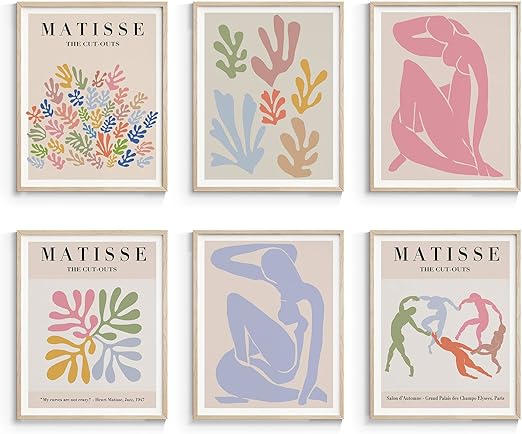 Amazon.com: InSimSea Wall Art Prints Poster Matisse Wall Art Exhibition ...