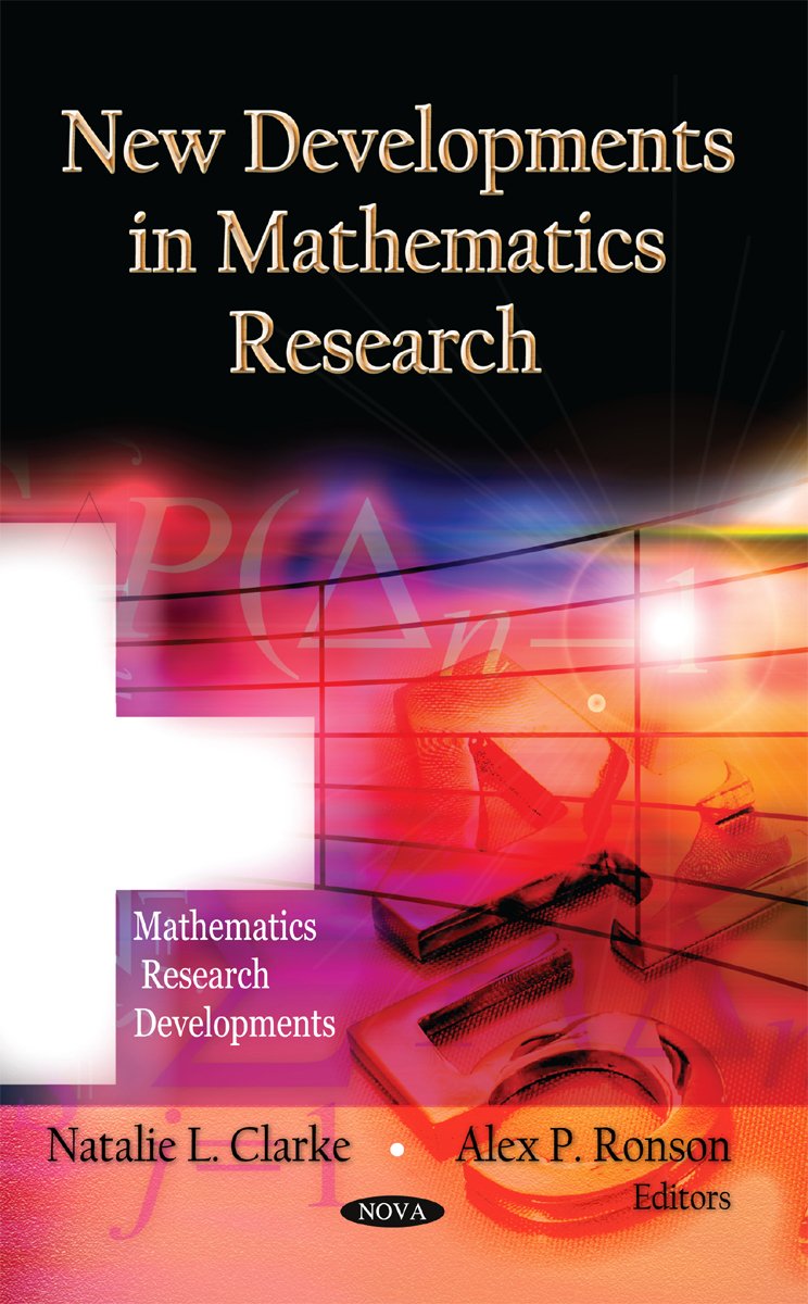 Amazon.com: New Developments in Mathematics Research (Mathematics ...