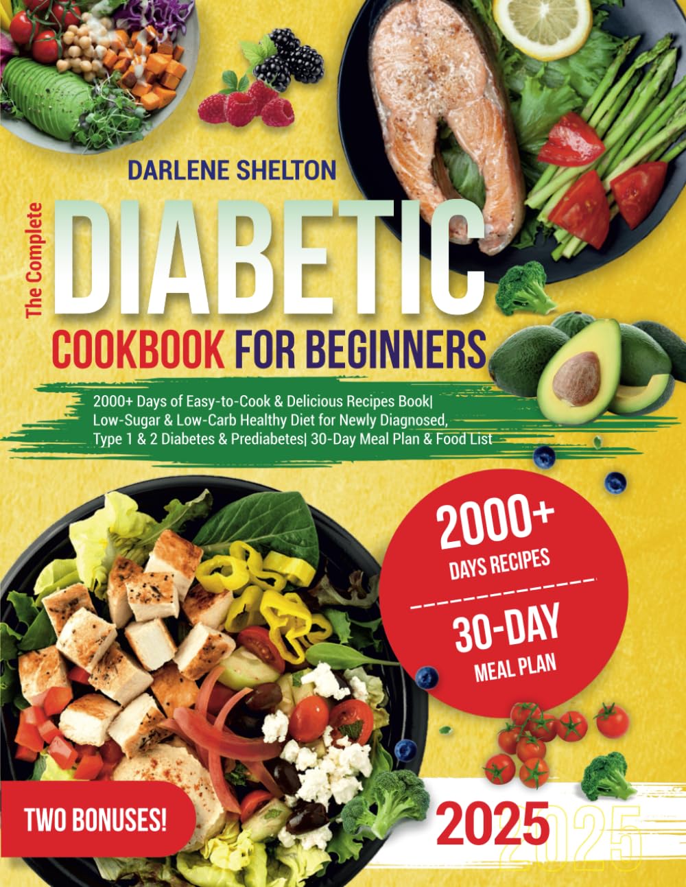 Diabetic Cookbook for Beginners: 2000+ Days of Easy-to-Cook & Delicious ...