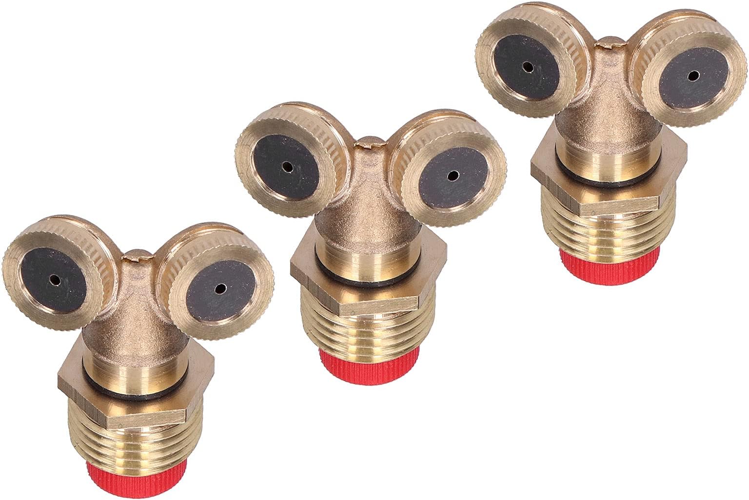Amazon.com: UOIENRT 5 Pcs High Pressure 4-Hole Brass Misting Nozzles ...