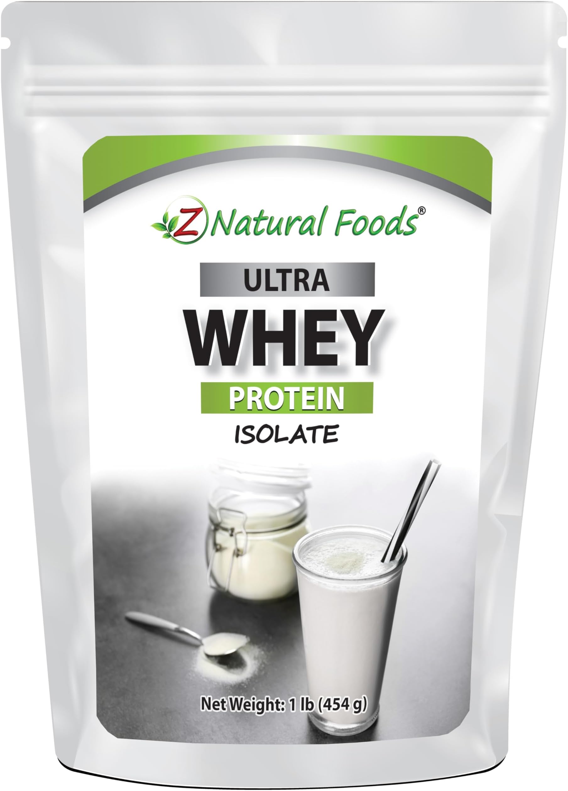 Amazon.com: Z Natural Foods Ultra Whey Protein Isolate Powder - Pure ...