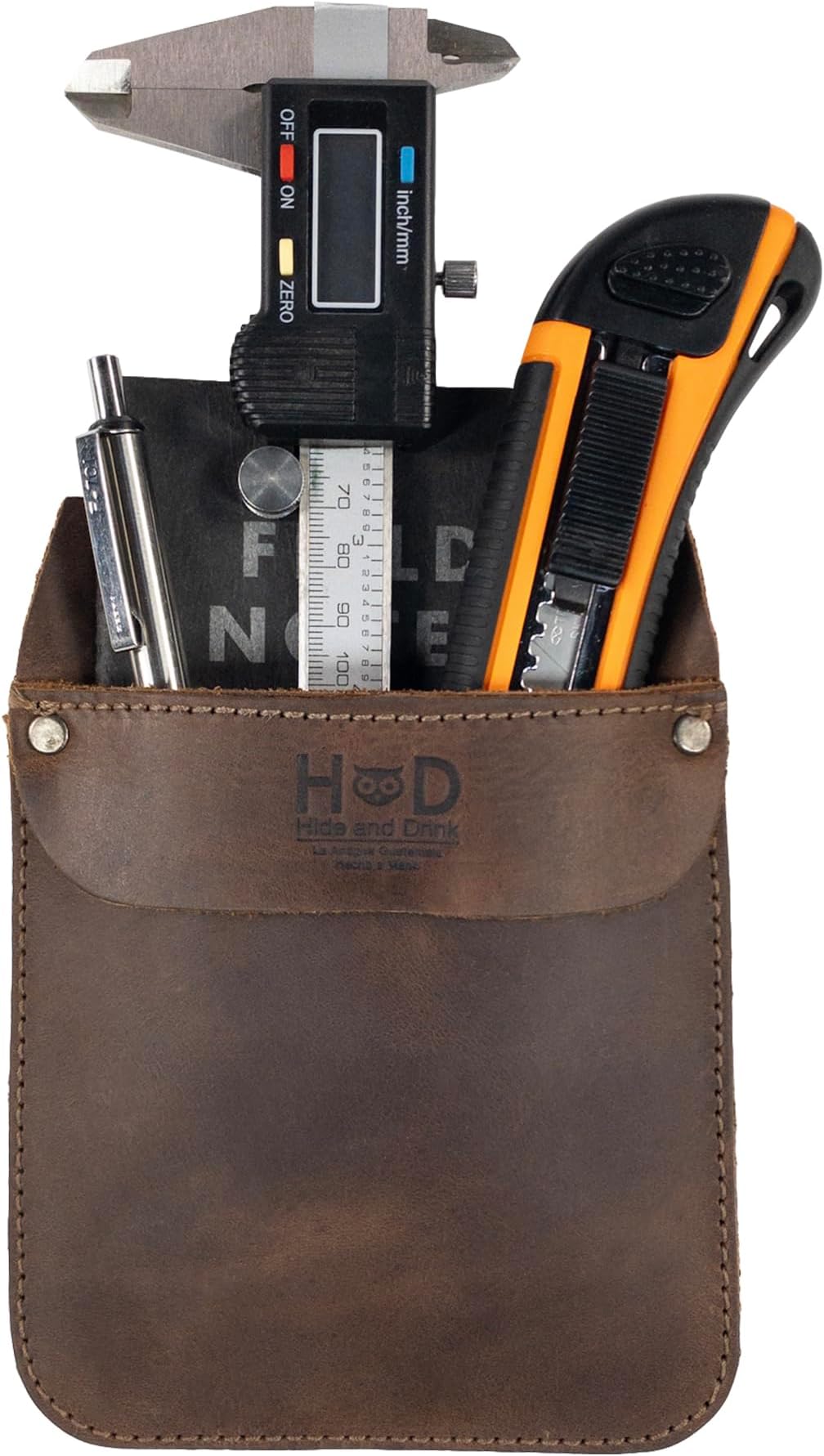 Klein Tools 5111 Single-Pocket Tool Pouch with Leather Construction ...