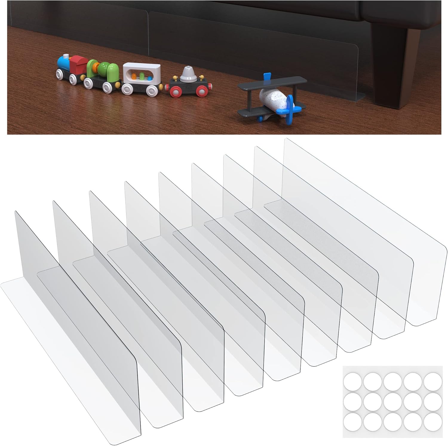 Amazon.com: Weekinend Under Couch Blocker,Under Bed Blocker for Pets ...