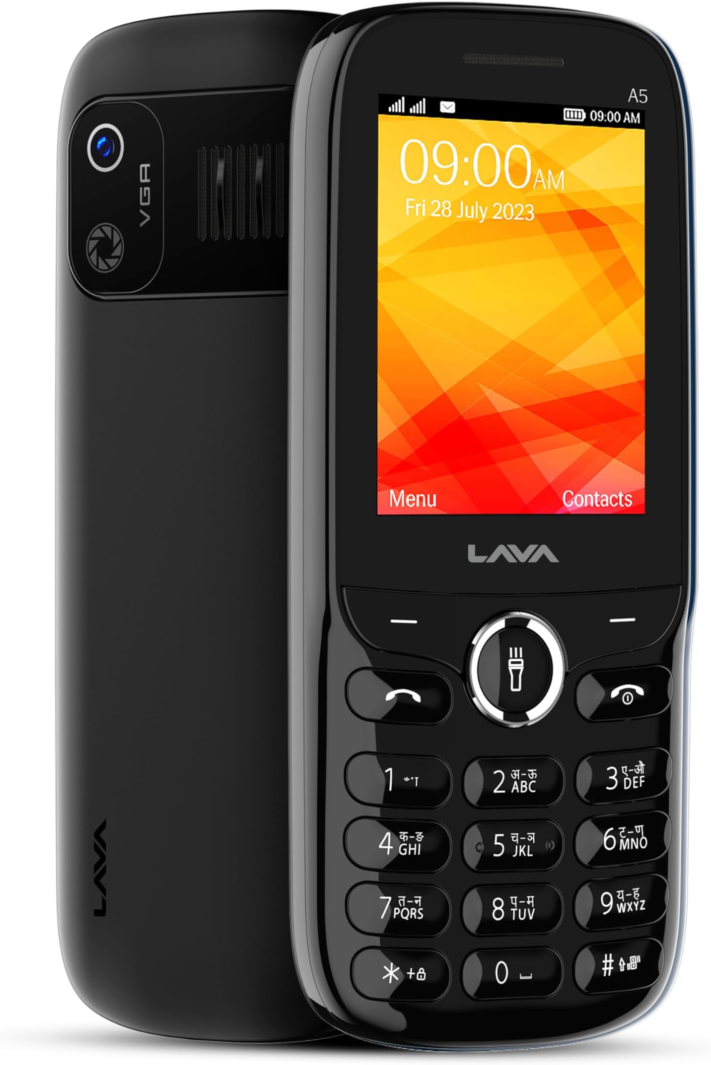 Lava A5_23 Dual Sim Keypad Mobile Phone (with Camera & Duo LED Torch ...