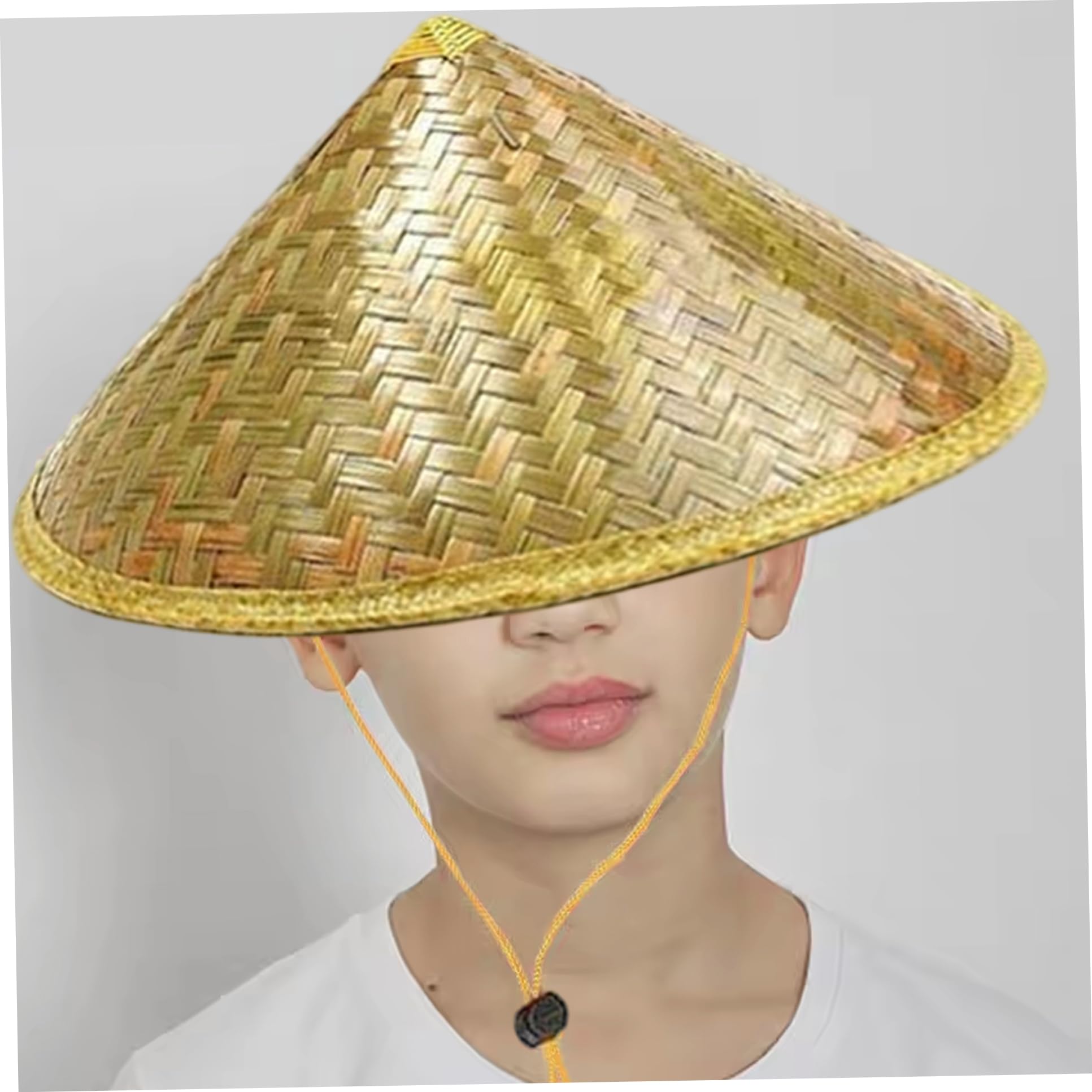 Chinese Rice Hat Bamboo Hat Farmer Hat Straw Chinese Oriental Hat ...