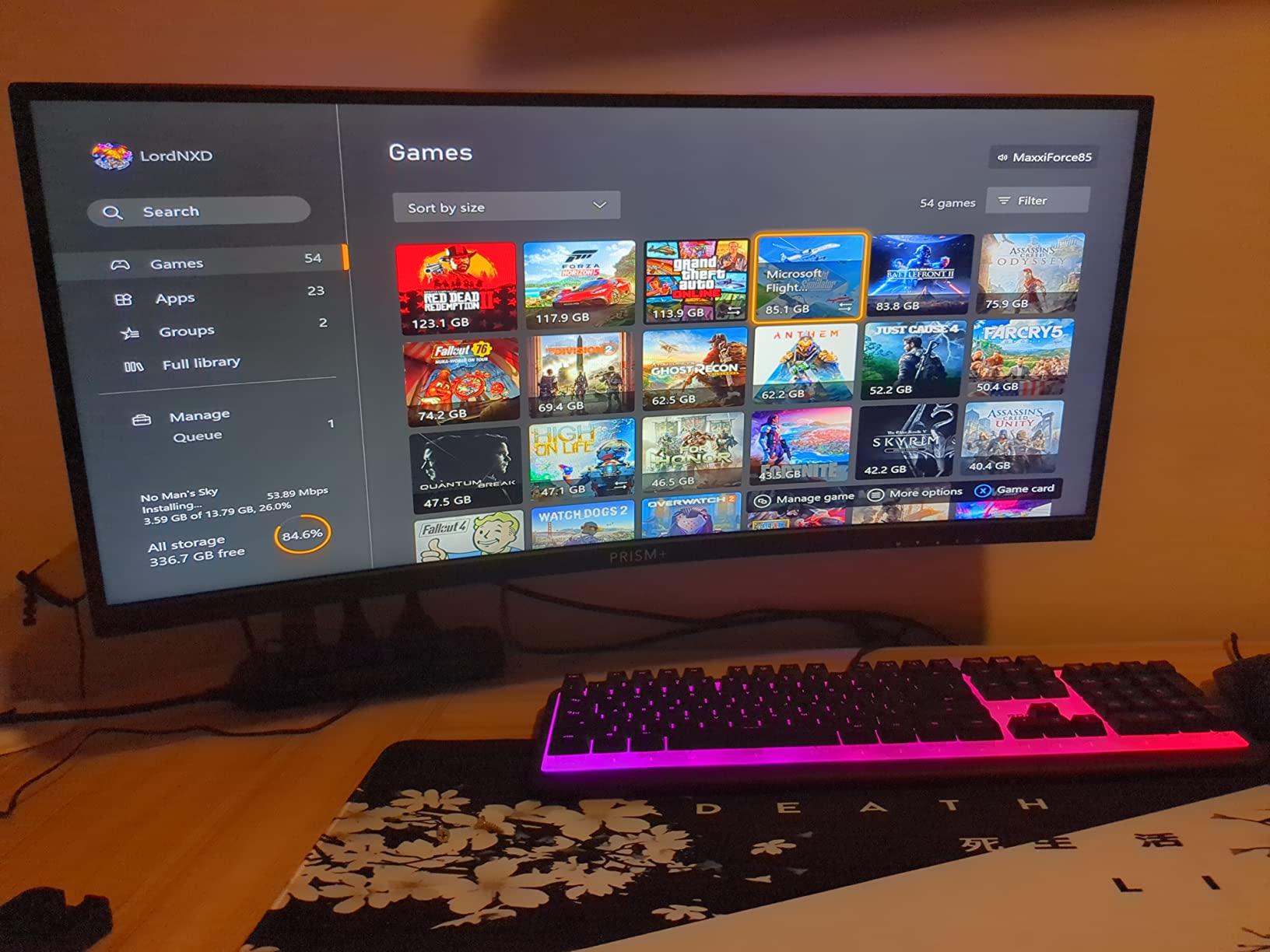 Prism+ X300 30" Curved Gaming Monitor, 21:9 UWFHD (2560x1080), 200Hz ...