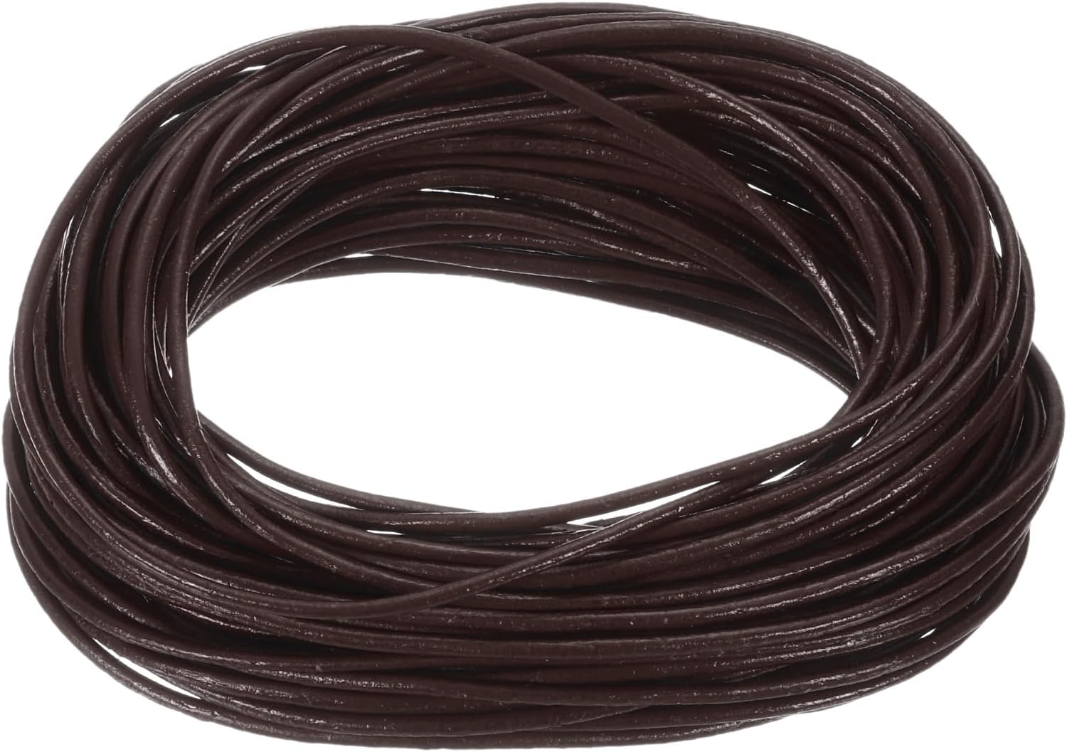 Amazon.com: uxcell 11 Yards 1mm Round Leather Cord Lacing String for ...