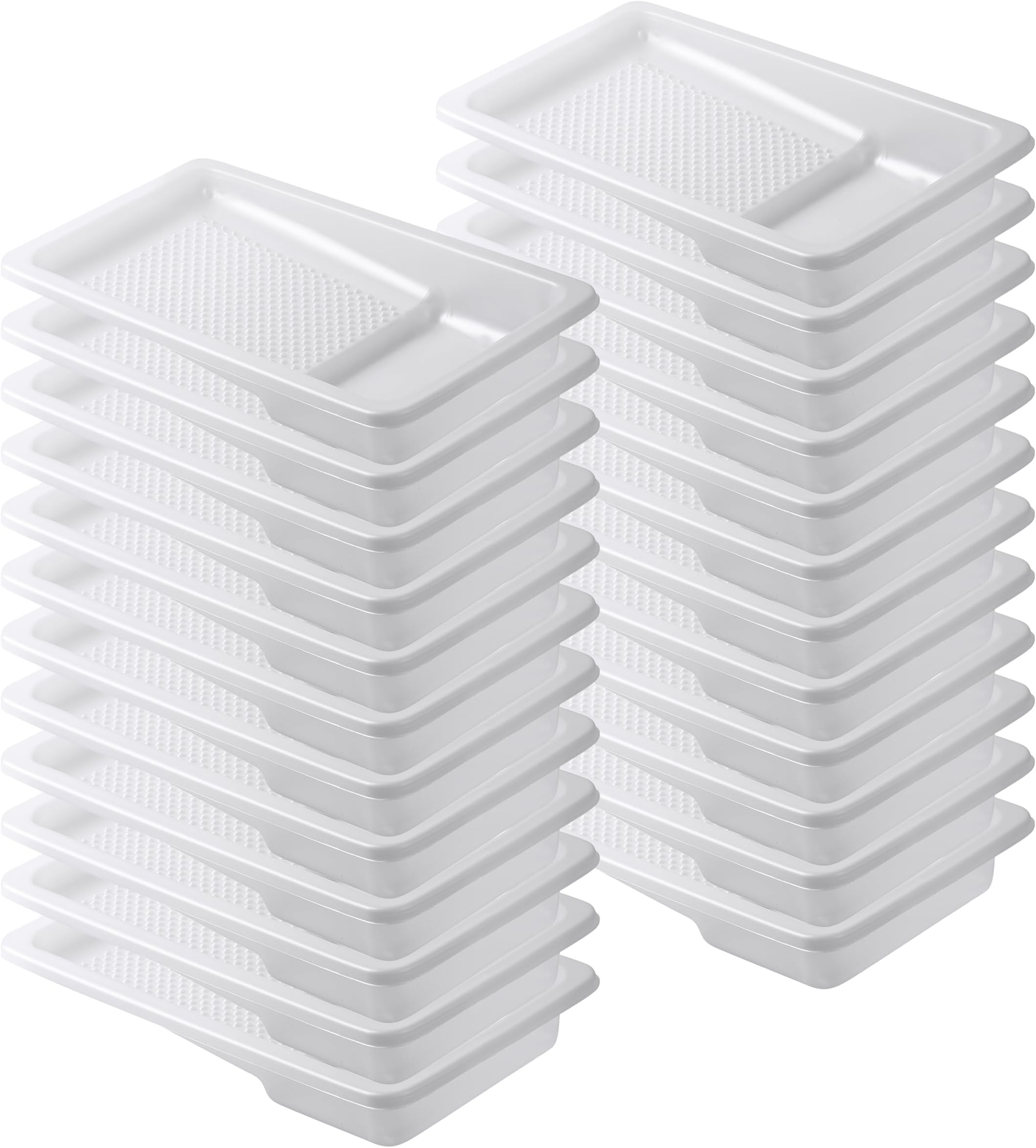 Amazon.com: 4 Pcs Plastic Paint Tray for 4 Inch Paint Rollers, Heavy ...