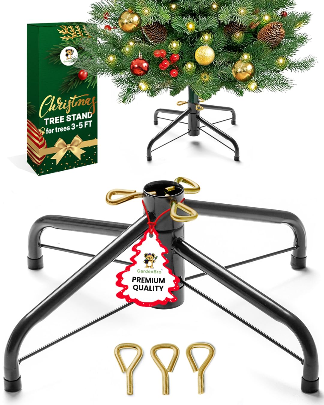 Amazon.com: Artificial Christmas Tree Stand Replacement For Trees Up To ...