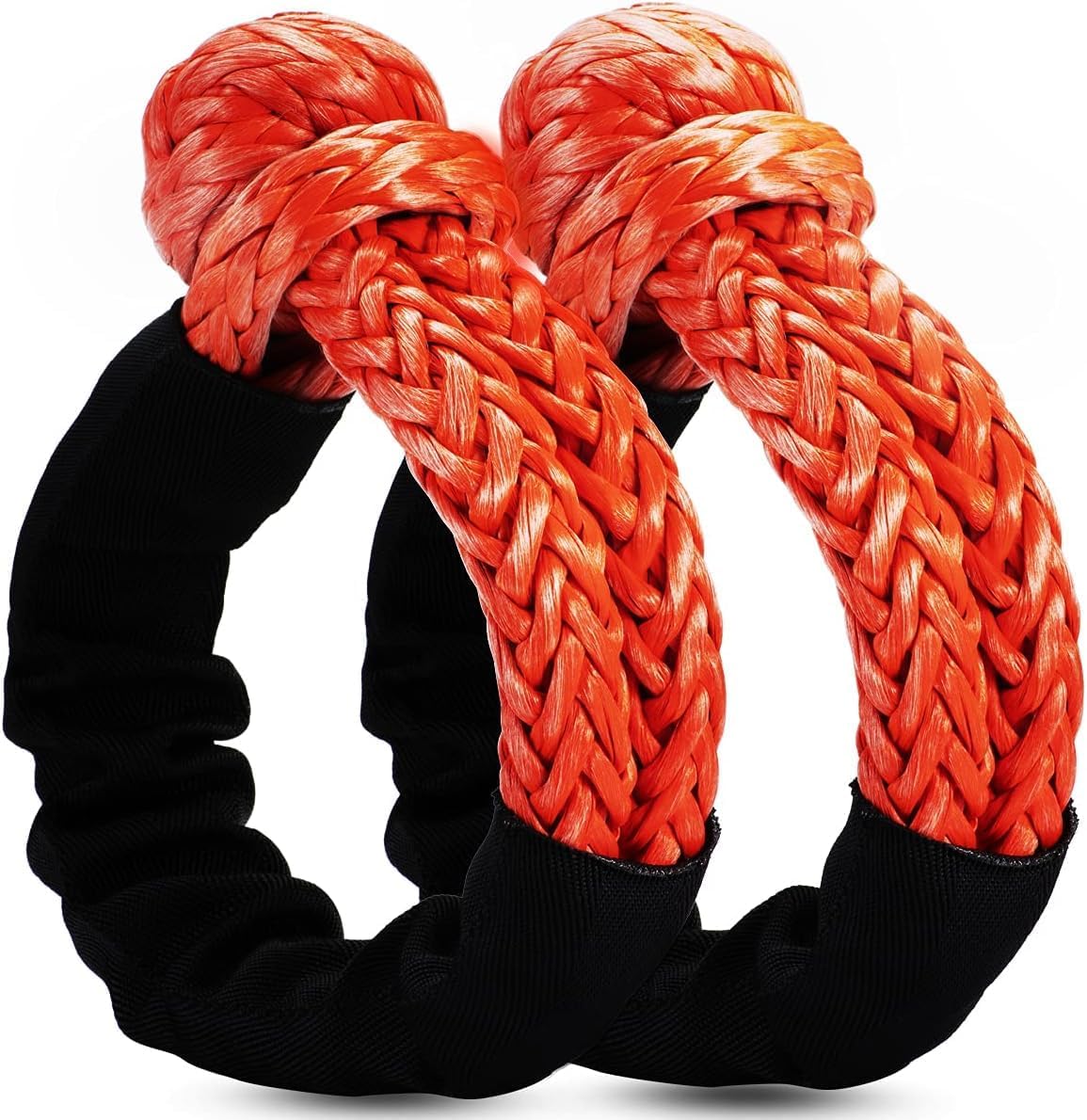 Amazon.com: JCHL Soft Shackle Synthetic Road Recovery Rope 1/2' X 23 ...