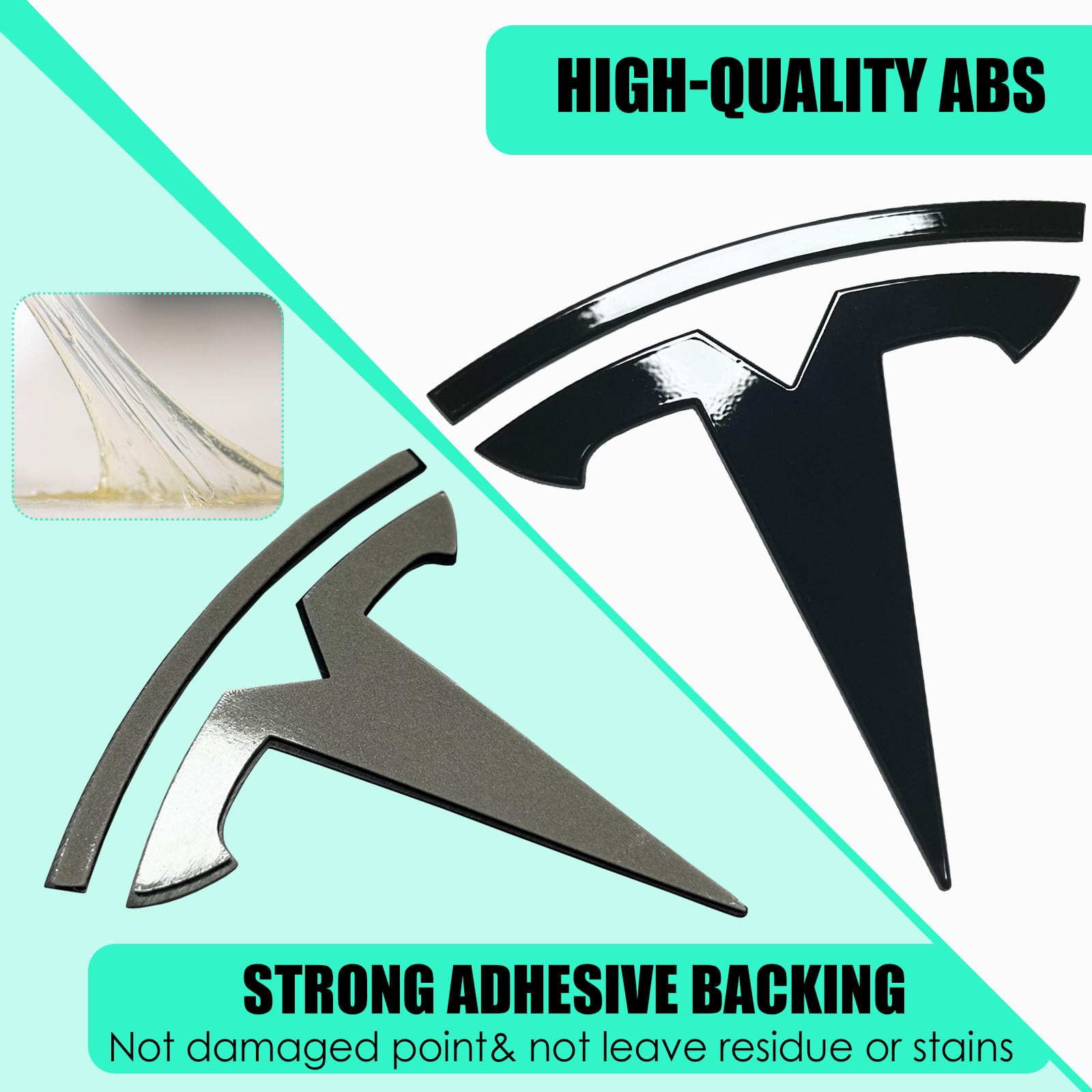 Snapklik.com : KENPENRI Model Y Logo Sticker Decals For Tesla Model Y ...