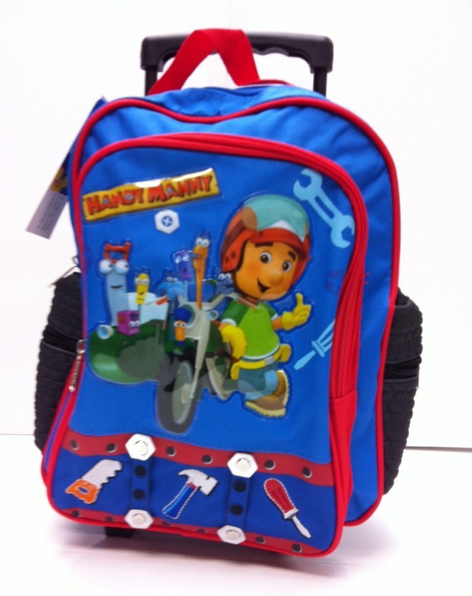 Amazon.co.jp: Walt Disney ディズニー Handy Manny Toddler Rolling Backpack ...