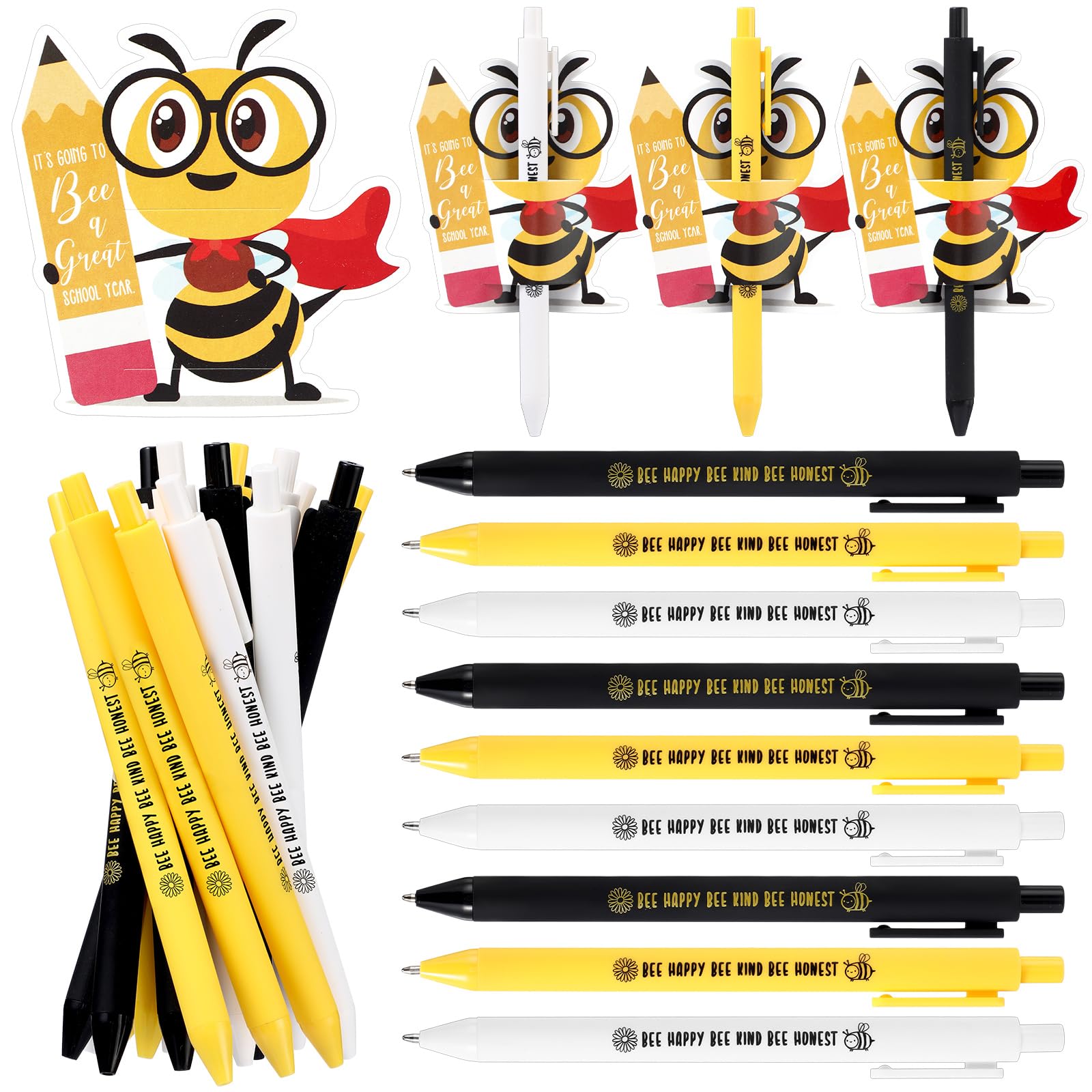 Amazon.com : Watersay 30 Sets Bee Theme Back to School Gifts Include ...