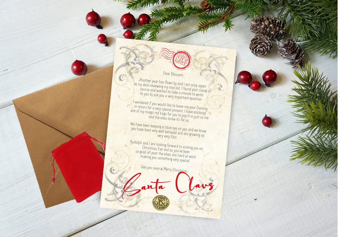 Personalised letter from Santa asking for Dummy. Dummy request letter ...