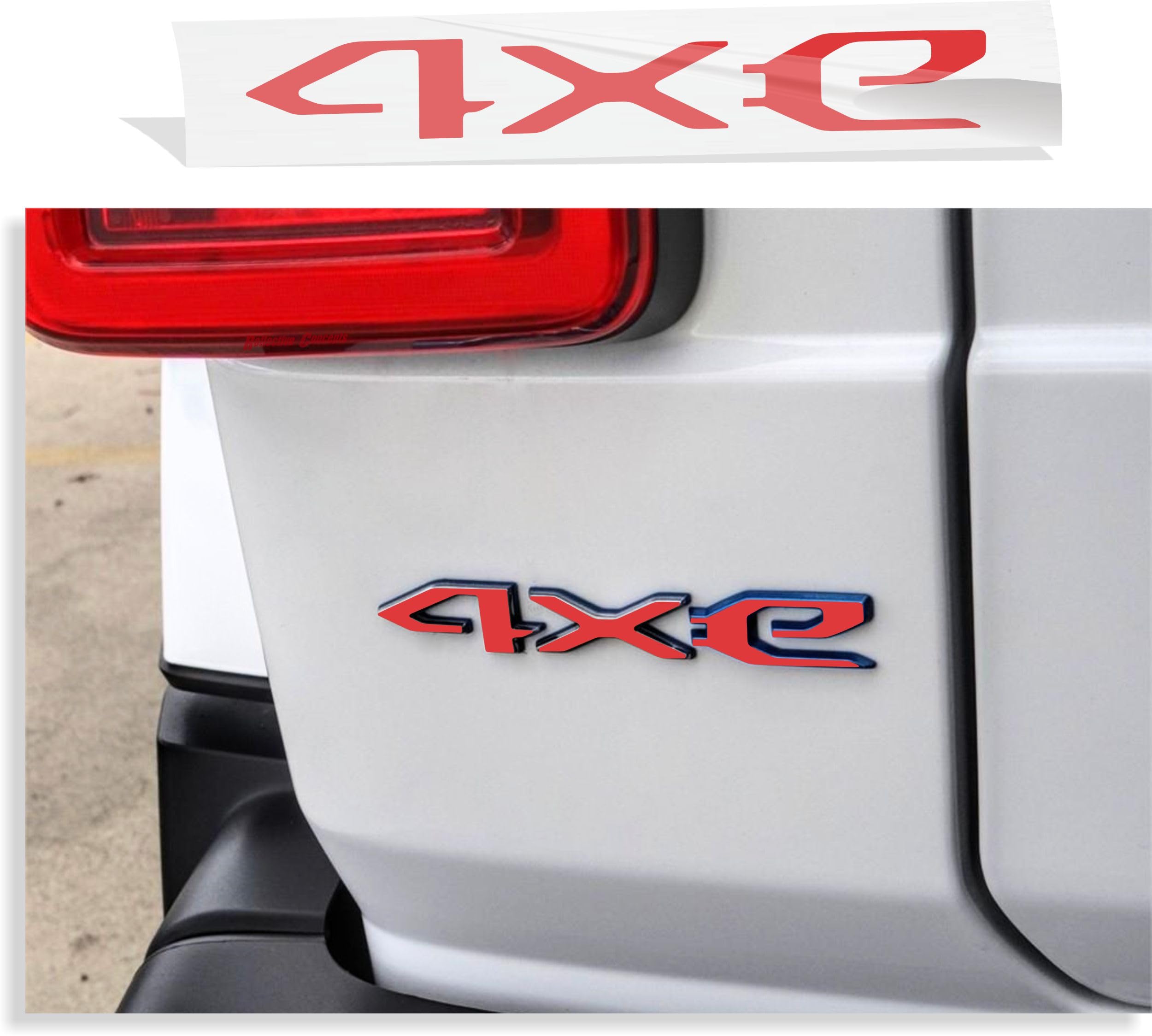 Amazon.com: Reflective Concepts 4xe Rear Emblem Overlay Decal Stickers ...