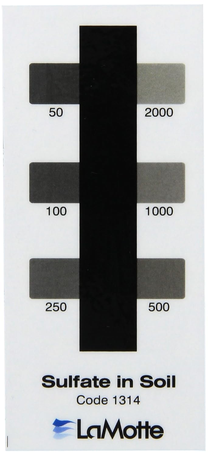 LaMotte 1314 Soil pH Test Kit Color Chart, Sulfate In Soil: Ph Test ...