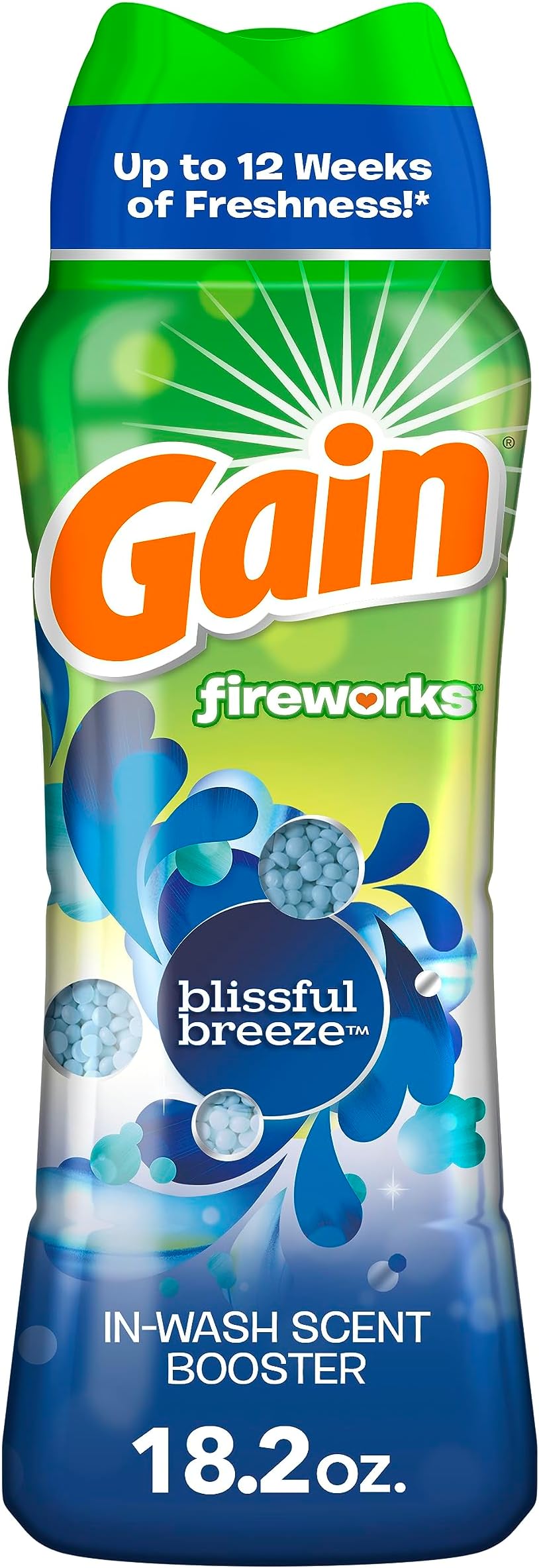 Amazon.com: Gain In-Wash Laundry Scent Booster Beads, Happy Scent, 24 ...
